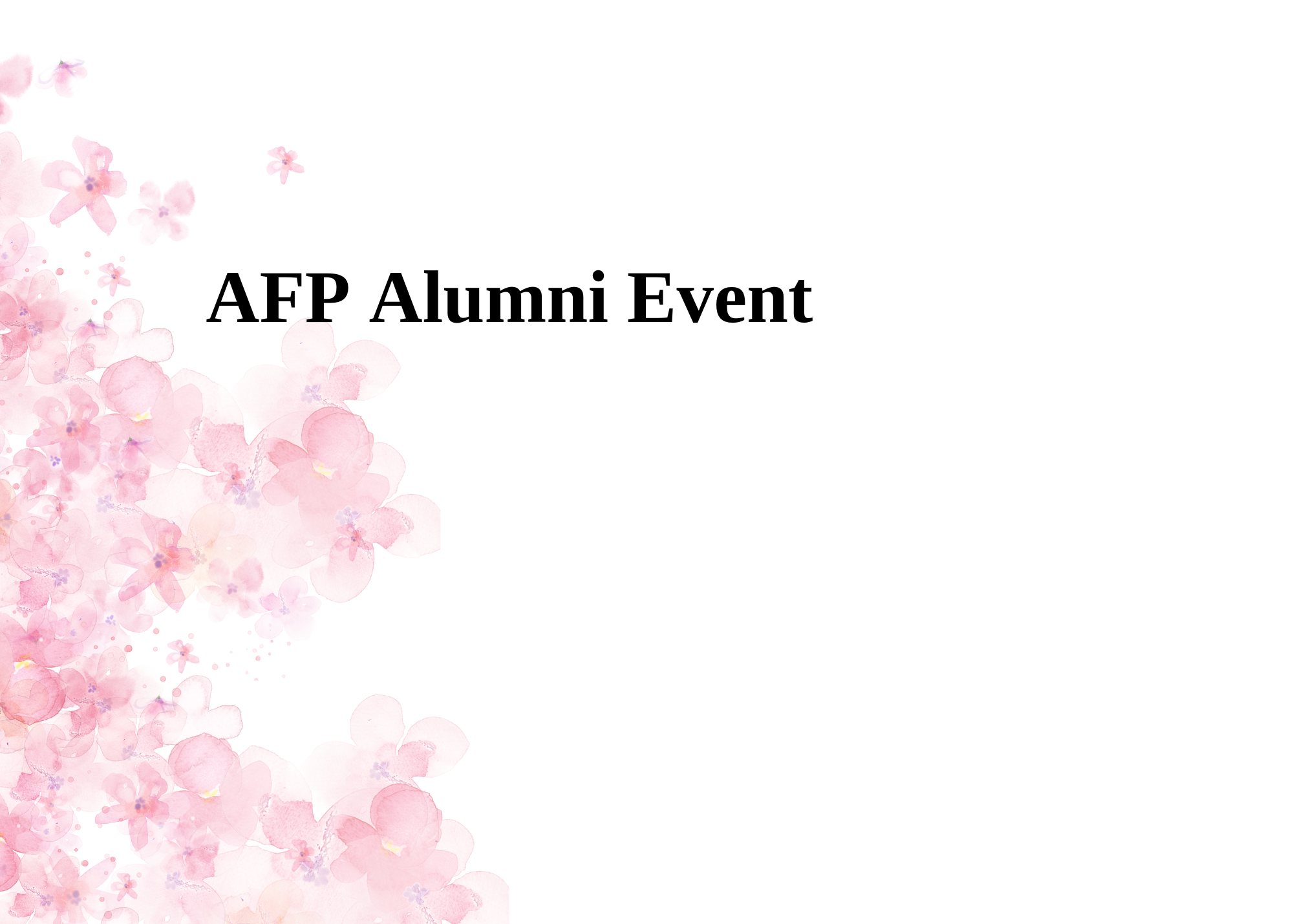 AFP Alumni Event · Na'aleh